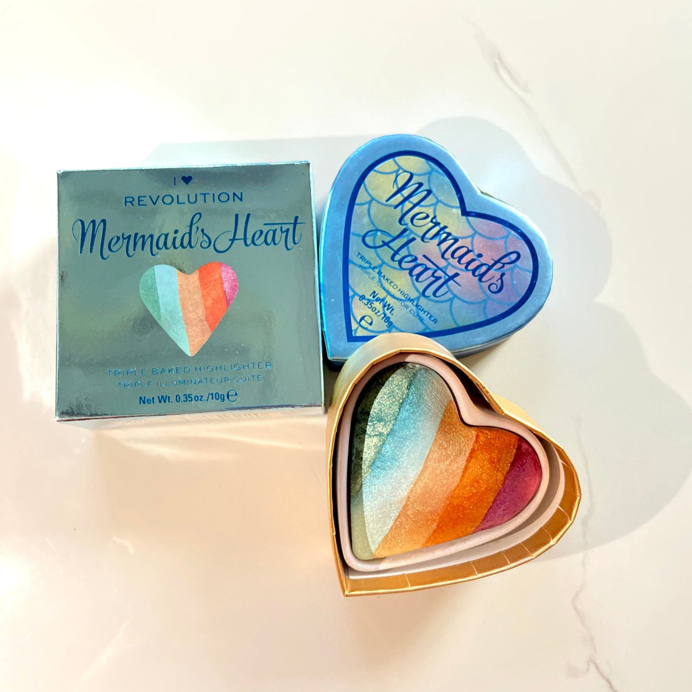 Revolution Mermaid & Dragon Heart Highlighter - Enchanting Glow ...